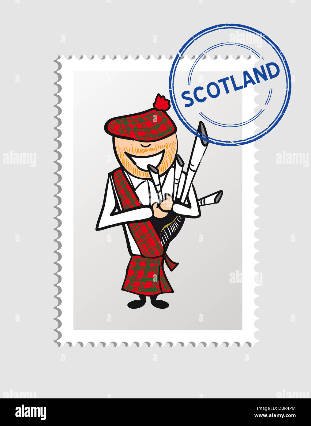 Cartoon scottish man hi-res stock photography and images - Alamy