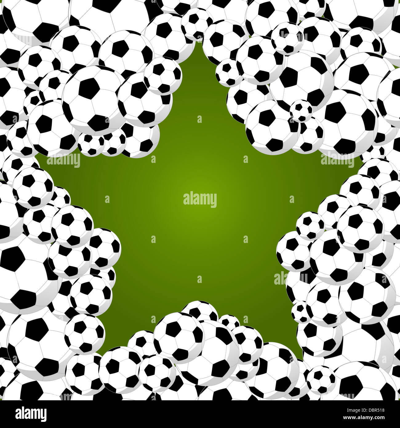 2014 brazil star shape of soccer balls, world tournament concept ...