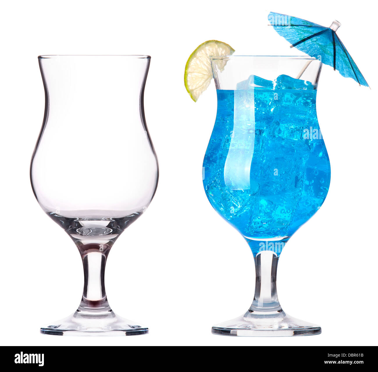 alcoholic cocktail set isolated on white background Stock Photo - Alamy