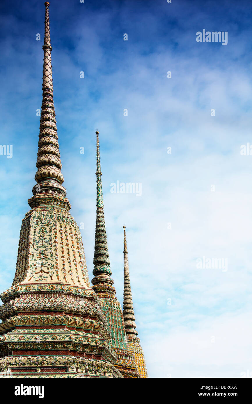 Temple of Wat Po in Bangkok Thailand Stock Photo - Alamy