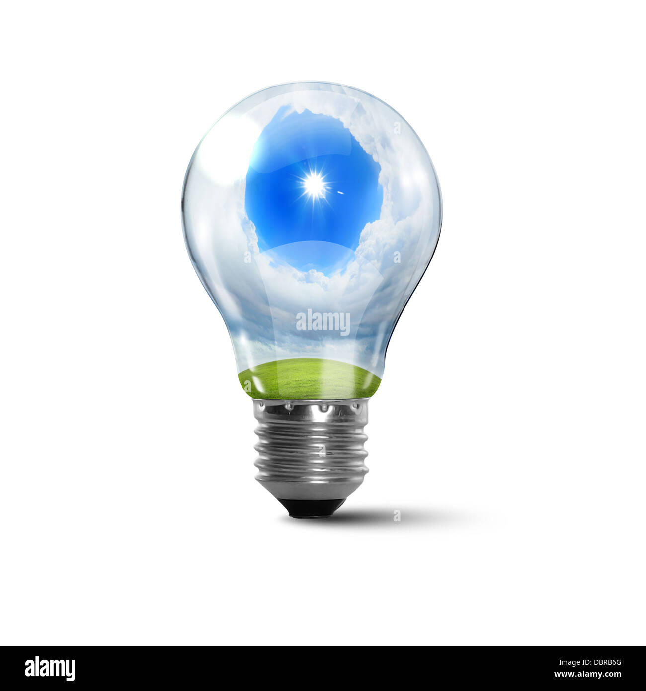 Ecology bulb light Stock Photo - Alamy