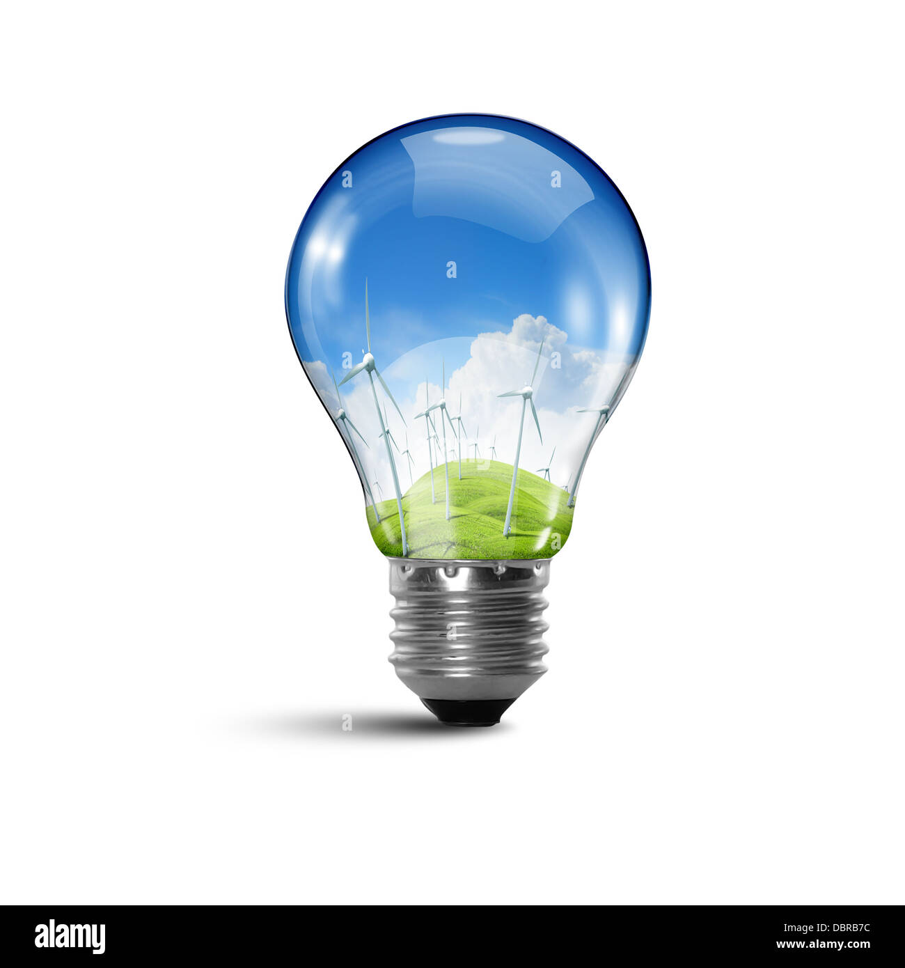Ecology bulb light Stock Photo - Alamy