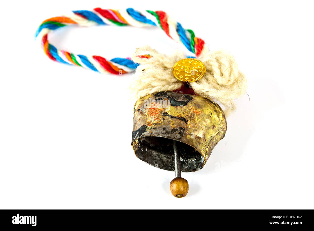 Handmade copper bell neck of a sheep or goat Stock Photo - Alamy