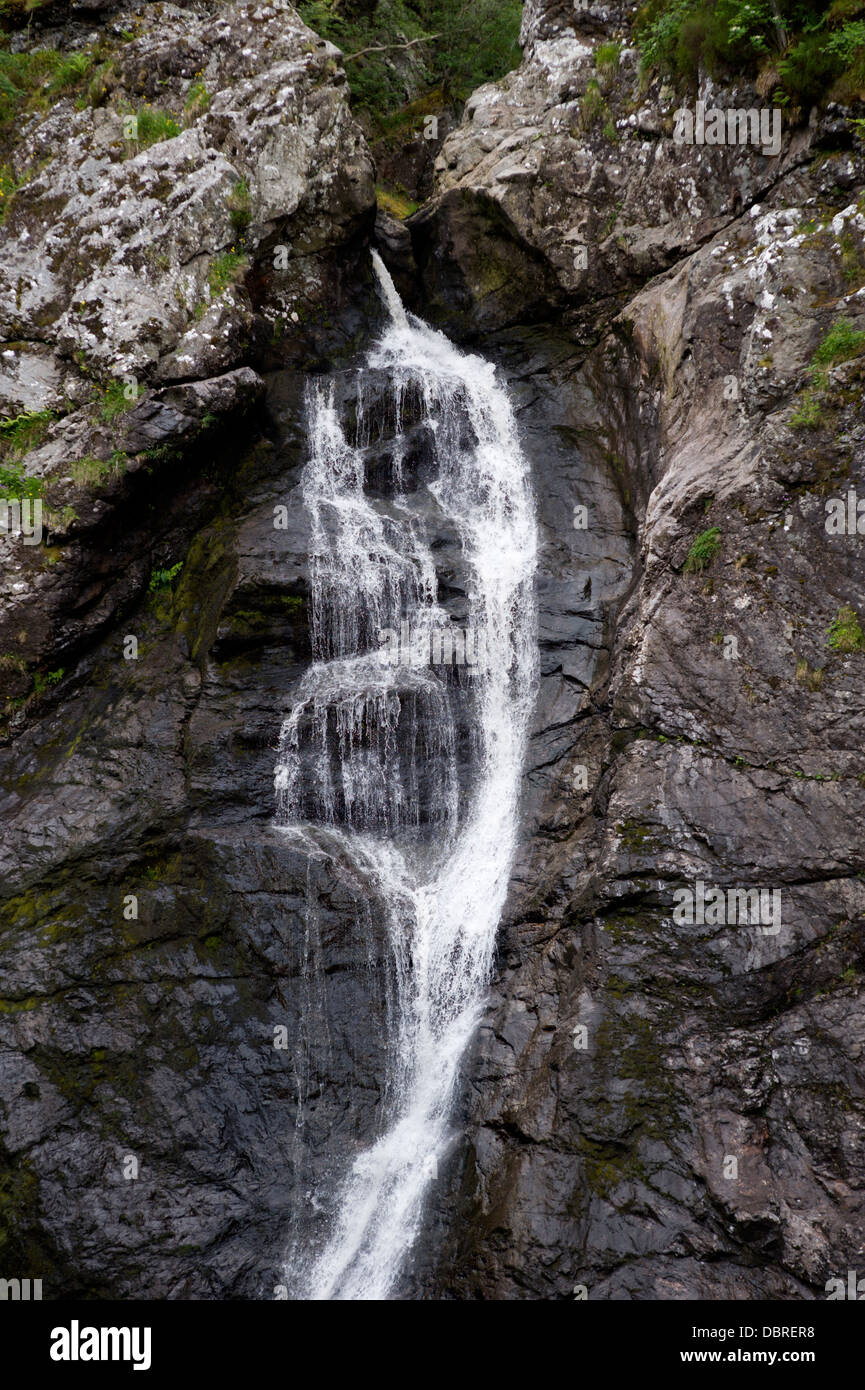 Waterfall at the Falls of Foyers near Inverness Scotland Stock Photo ...