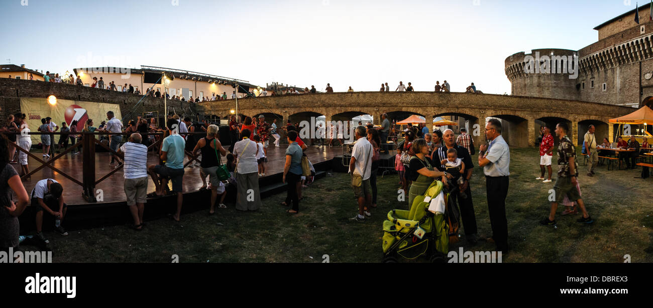 Senigallia, Italy. 2nd August, 2013. Waiting the Summer Jamboree ...