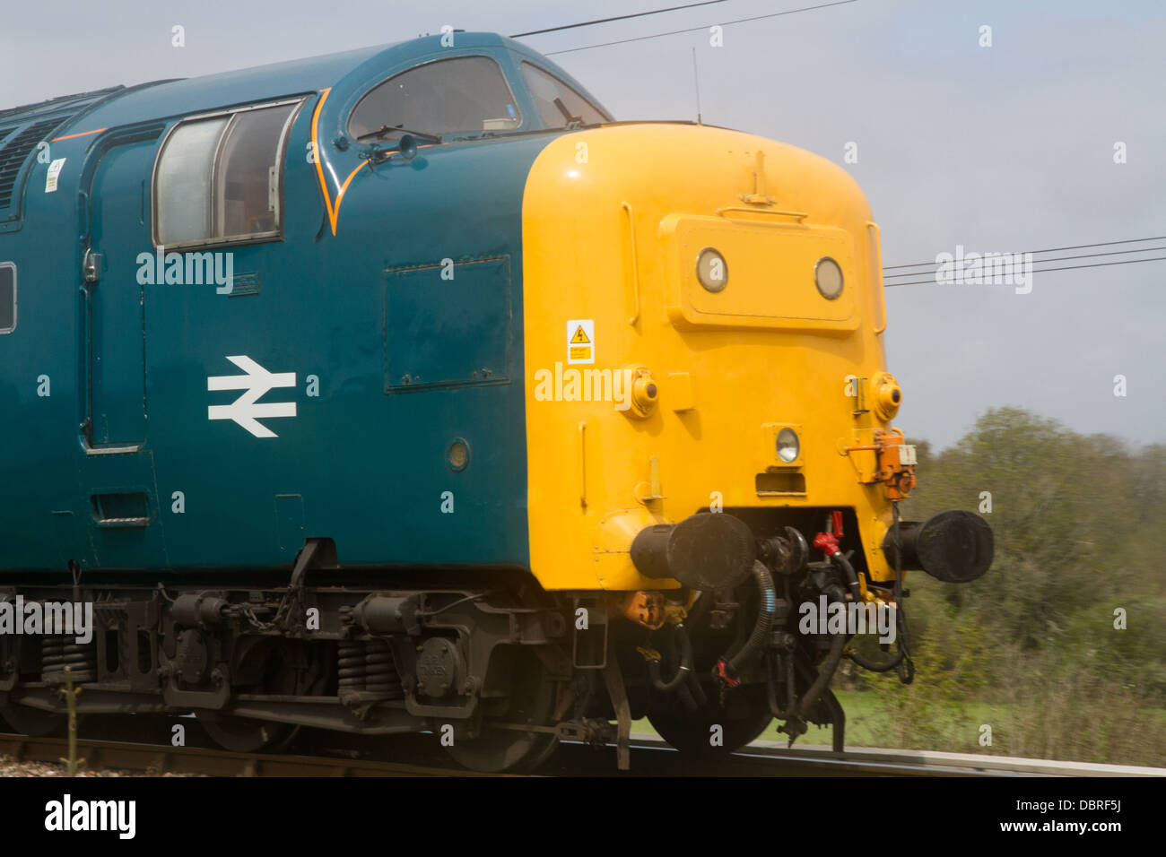 Preserved deltic diesel locomotive hi-res stock photography and images ...