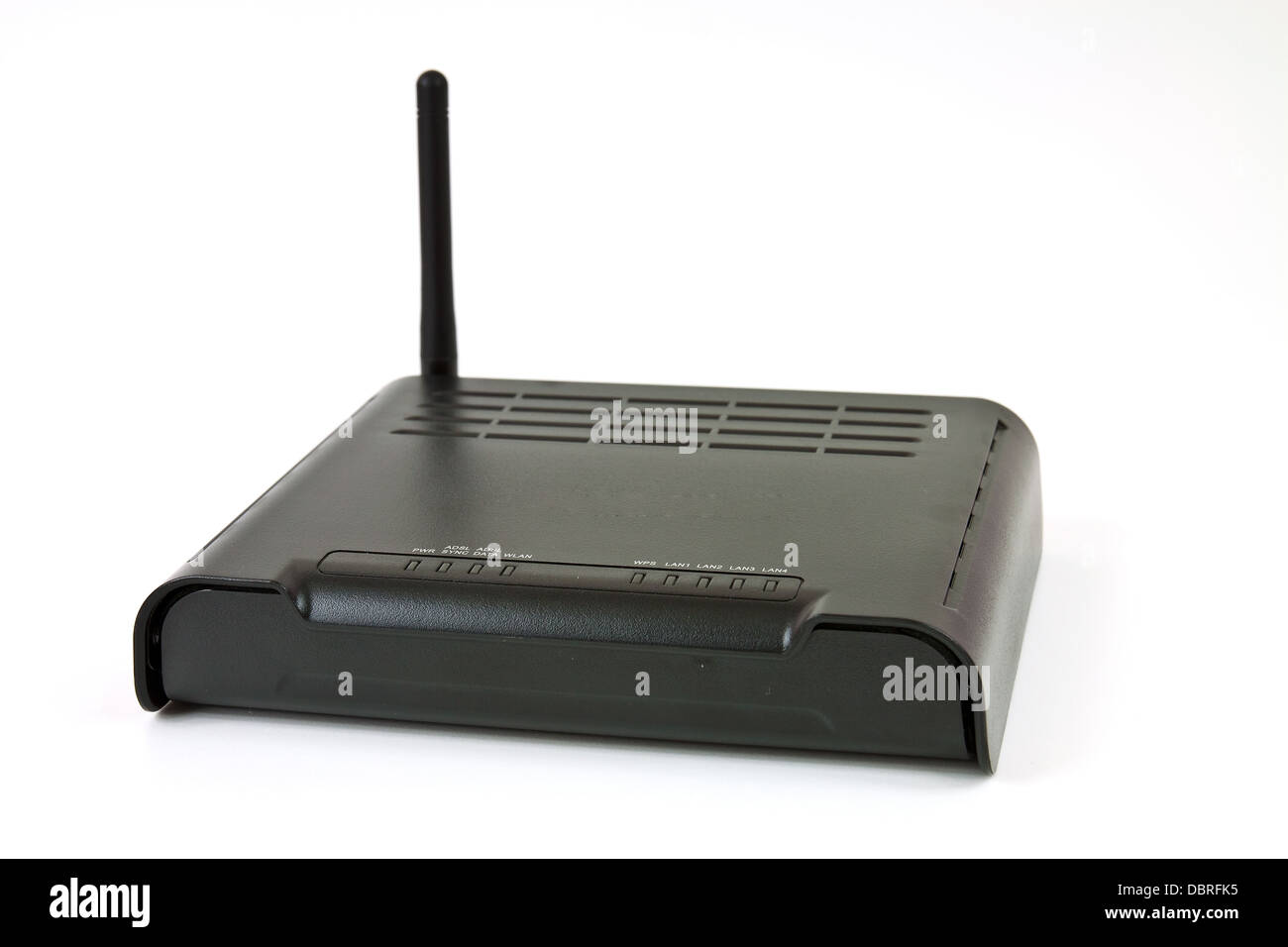 Desktop Home ADSL modem on a white background Stock Photo - Alamy