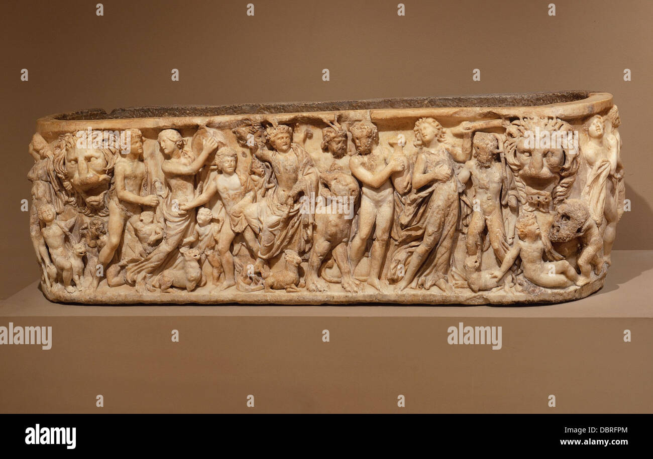 Bacchic Sarcophagus with Procession of Dionysus and his Followers 50.37 ...