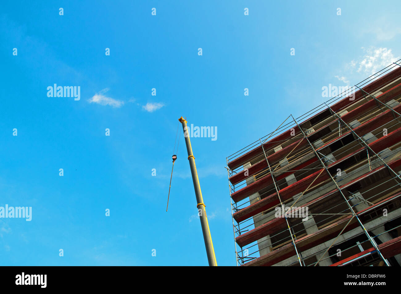 Photo of new building being constructed Stock Photo - Alamy