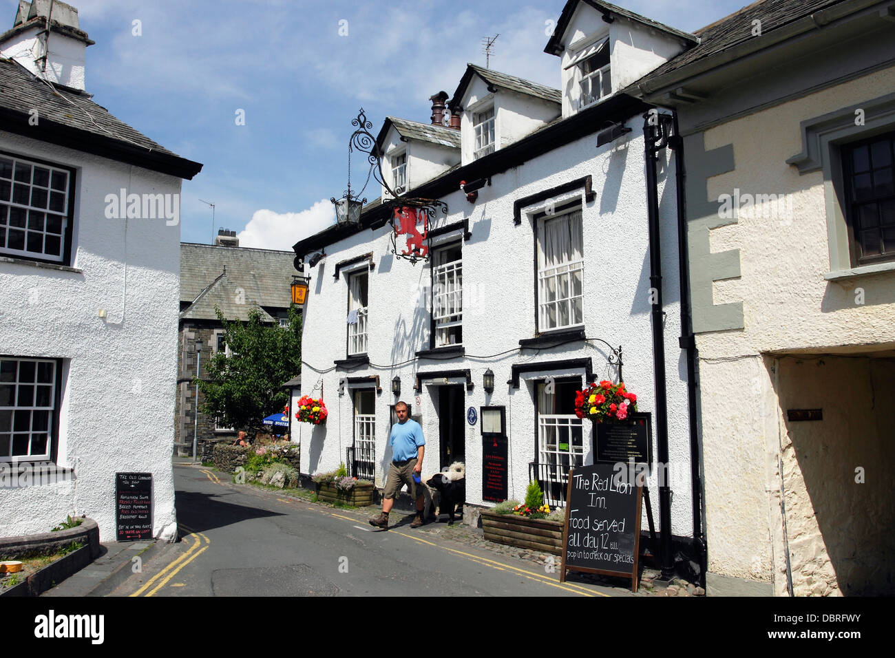 Hawkshead lake district hi-res stock photography and images - Alamy