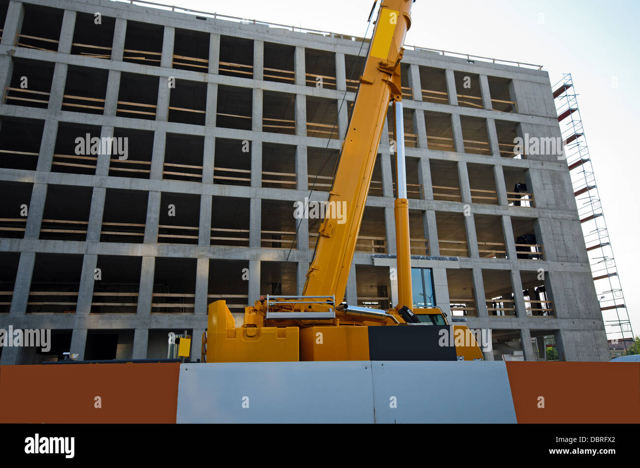 Photo of new building being constructed Stock Photo - Alamy
