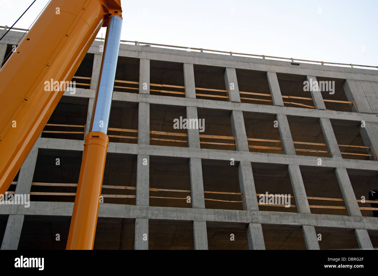 Photo of new building being constructed Stock Photo - Alamy