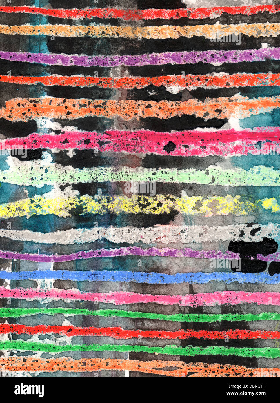 Colorful water color pouring on a paper Stock Photo - Alamy