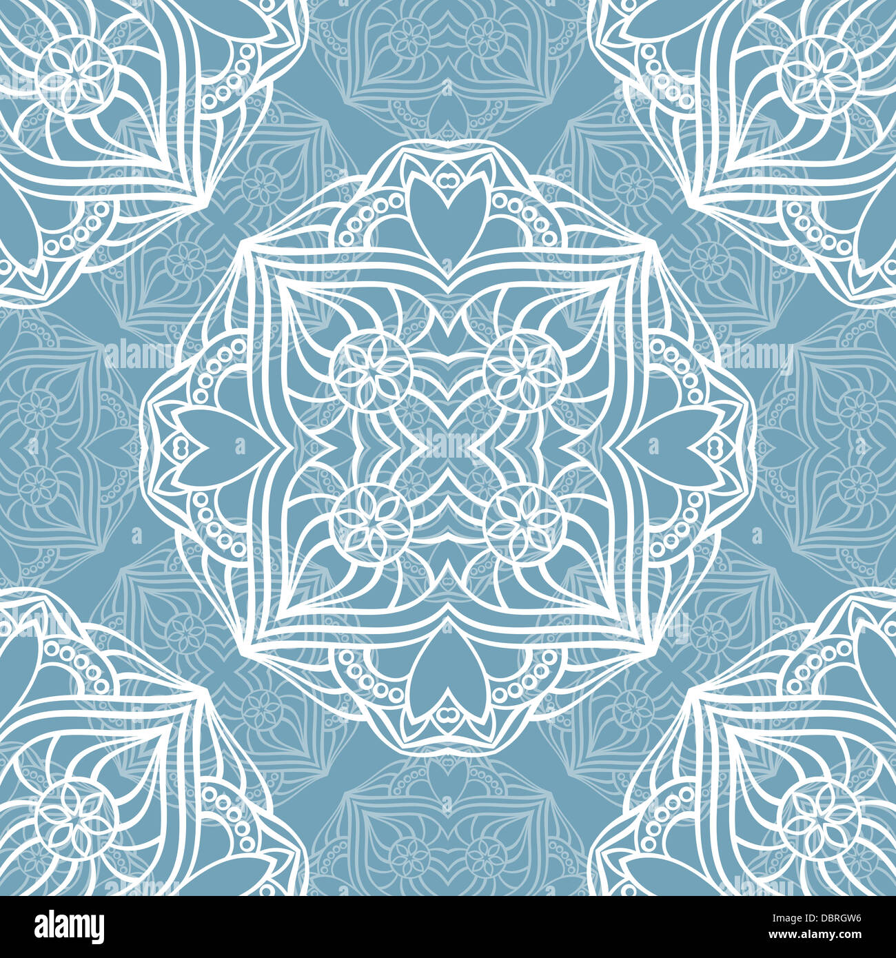 Round lace pattern. Seamless background Stock Photo - Alamy