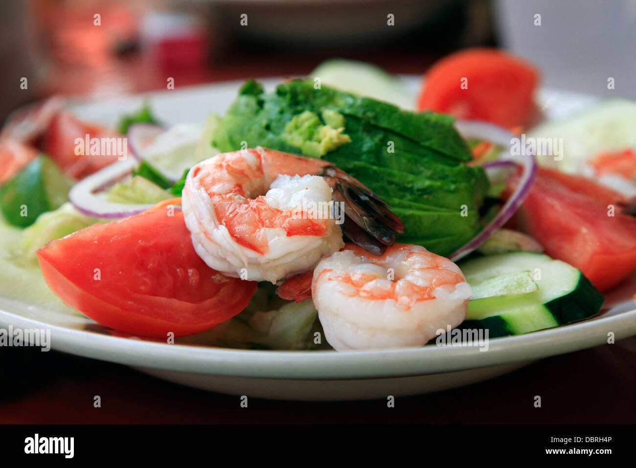 prawn with a fresh vegetables Stock Photo - Alamy