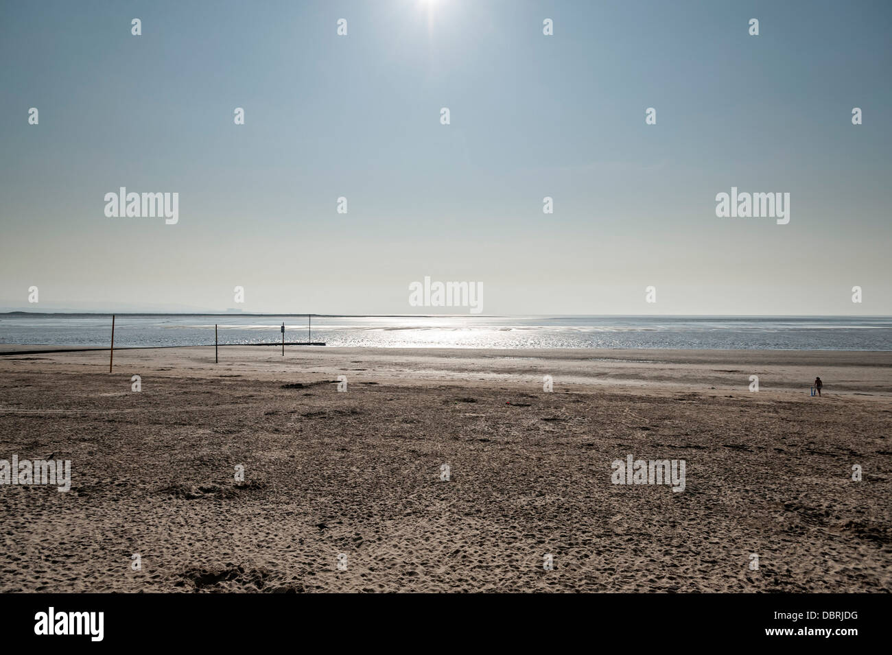 burnham on sea beach at sundown Stock Photo - Alamy