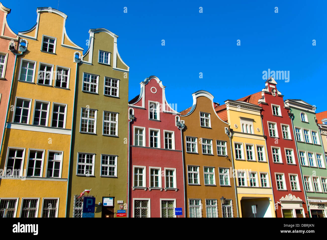 Colourful Buildings, Dluga, Gdansk, Poland Stock Photo - Alamy