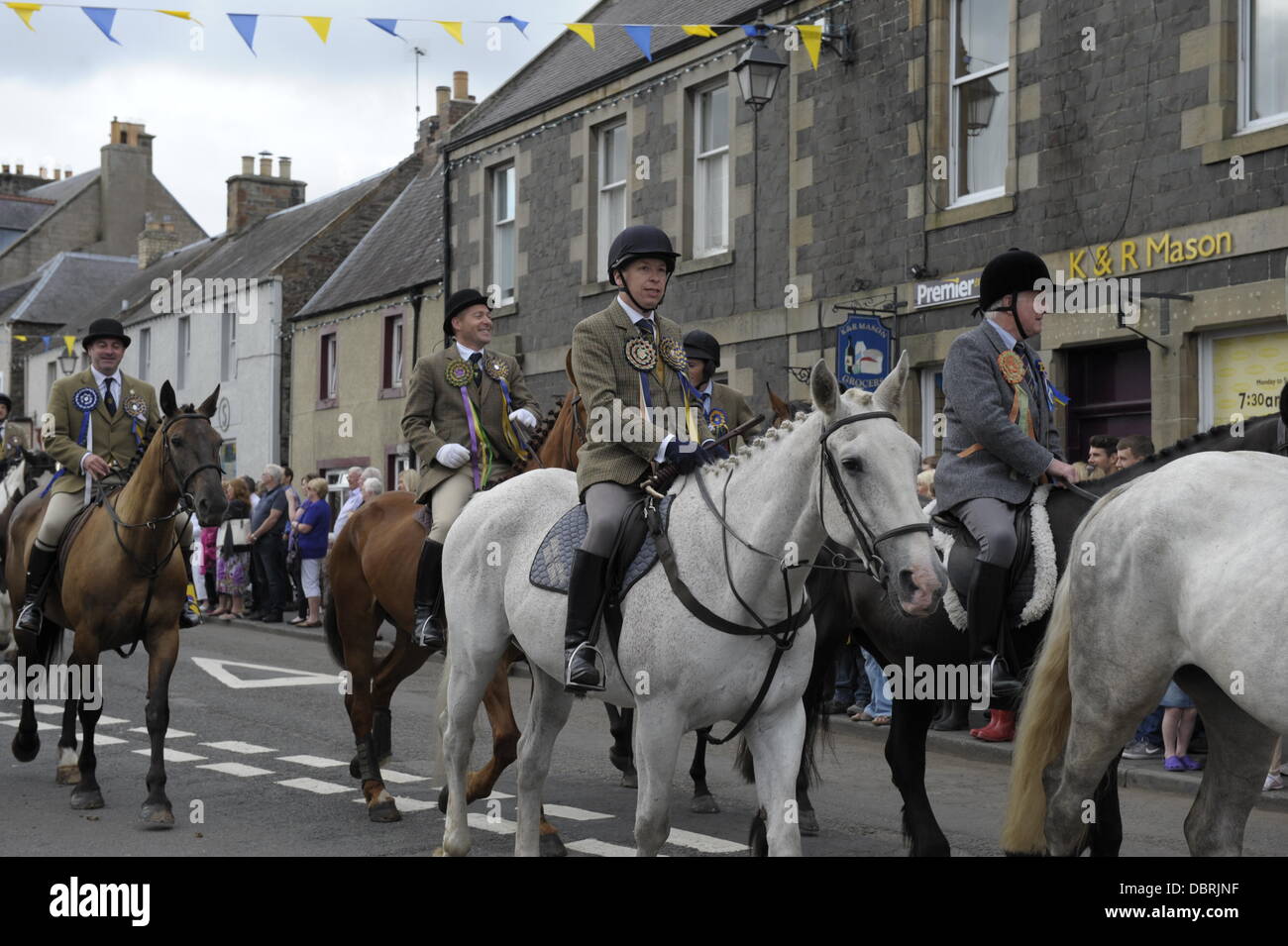 Lauder, UK. 3rd August, 2013. Lauder Common Riding 2013 - the ...