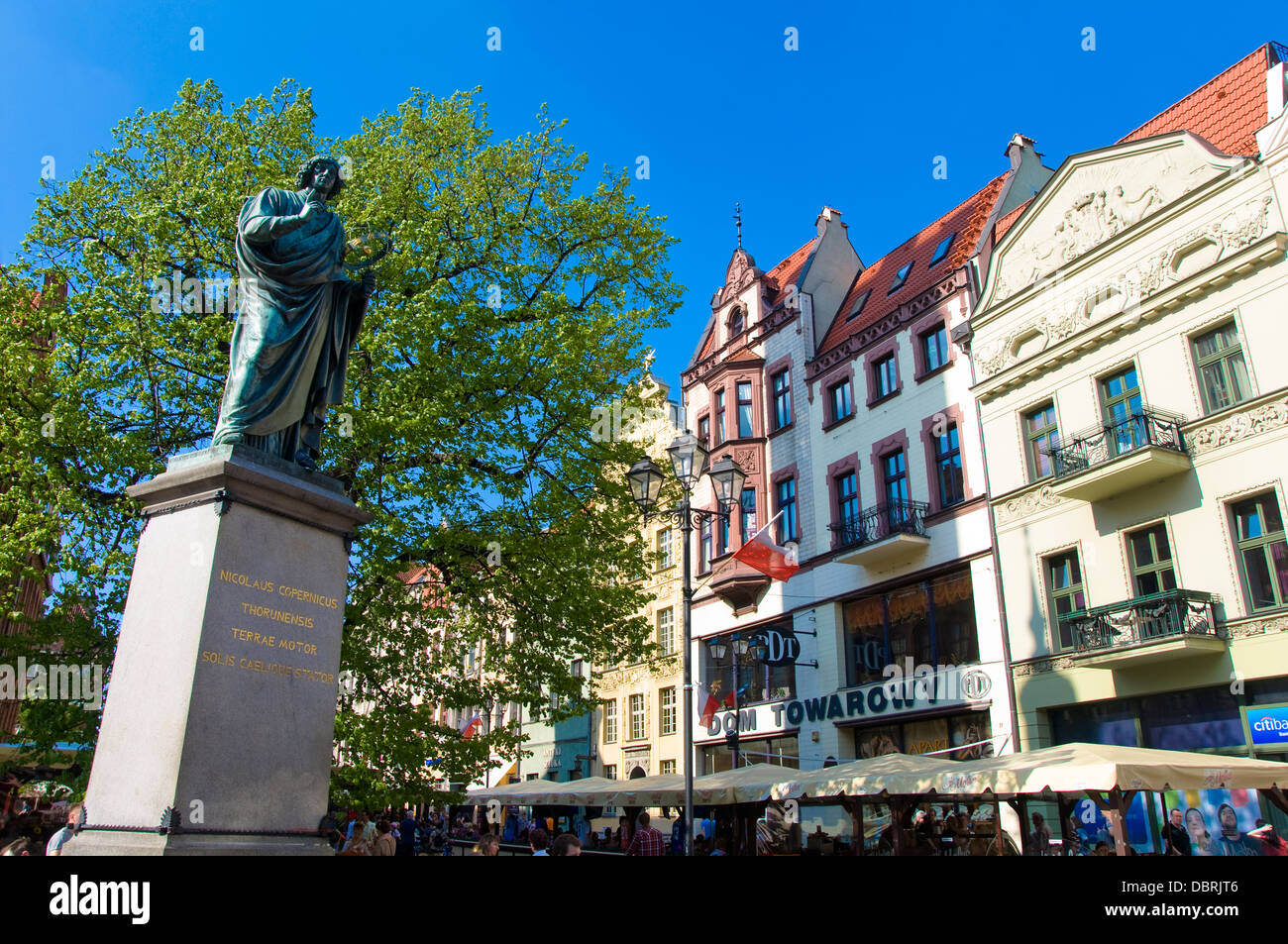 Nicolaus Copernicus statue, Torun, Poland Stock Photo - Alamy