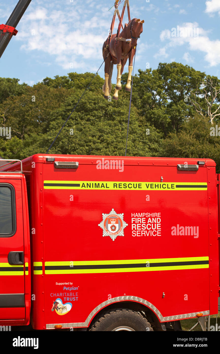 Hampshire Fire and Rescue Service Animal Rescue Vehicle at New Forest ...