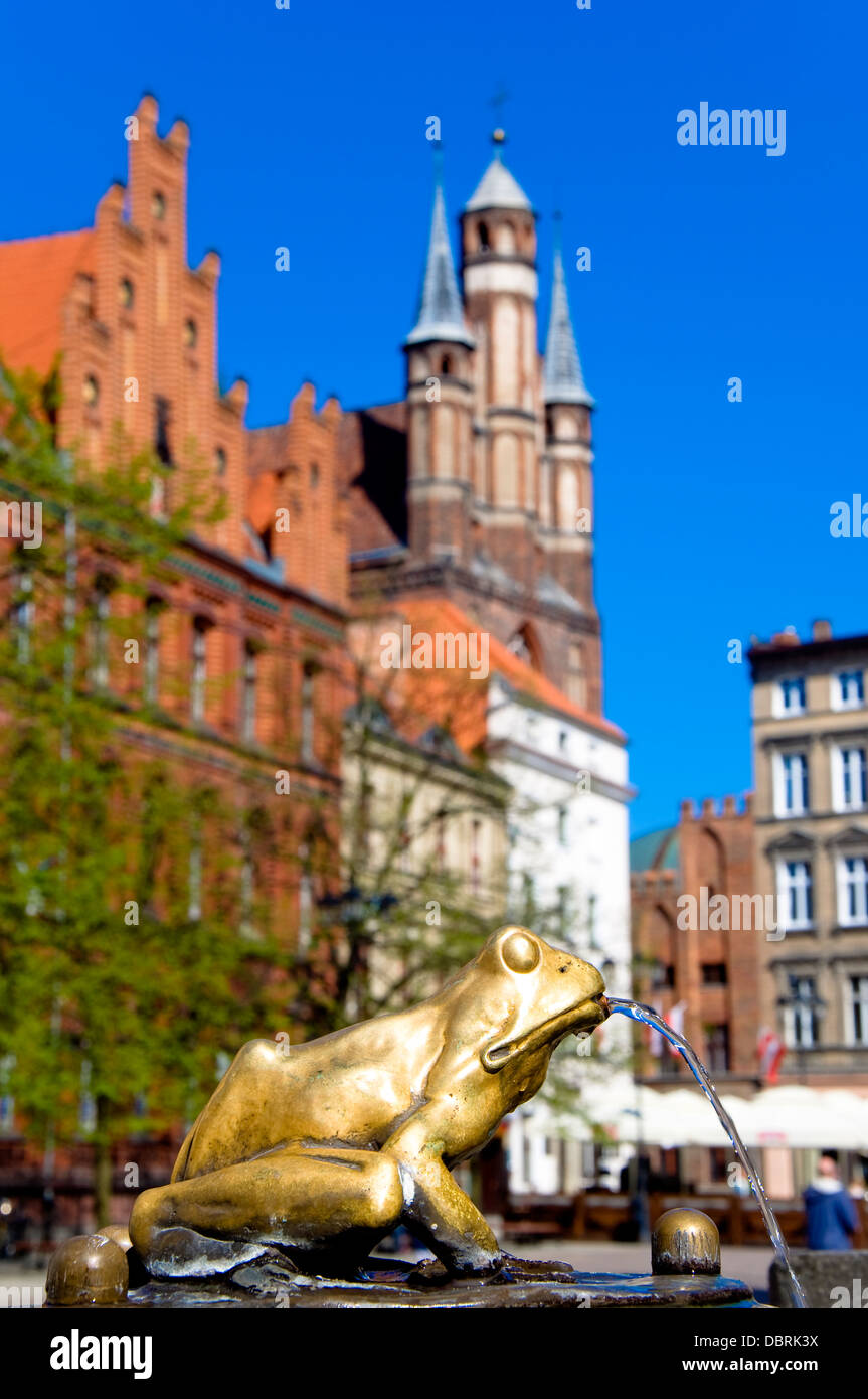 Pied Piper Statue, Torun, Poland Stock Photo - Alamy
