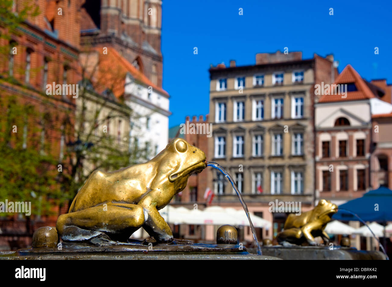 Pied Piper Statue, Torun, Poland Stock Photo - Alamy