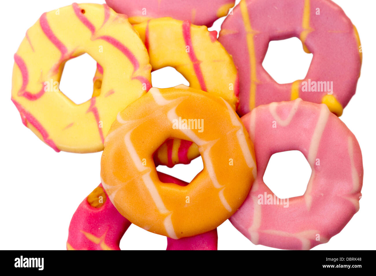 Party Rings Biscuits Stock Photo - Alamy