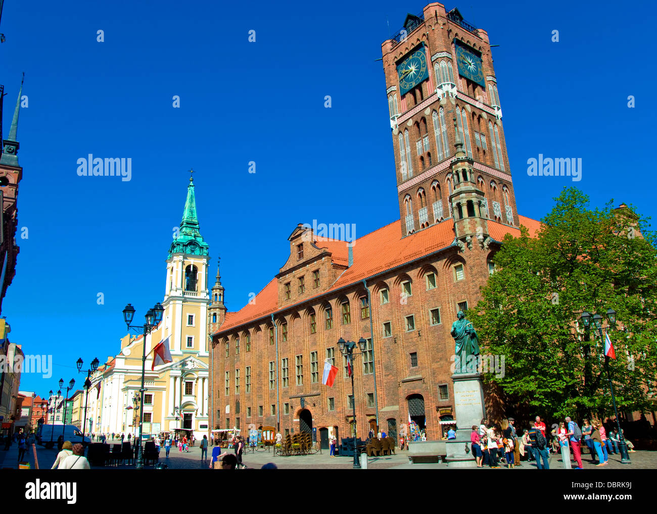 Town Hall, Torun, Poland Stock Photo - Alamy