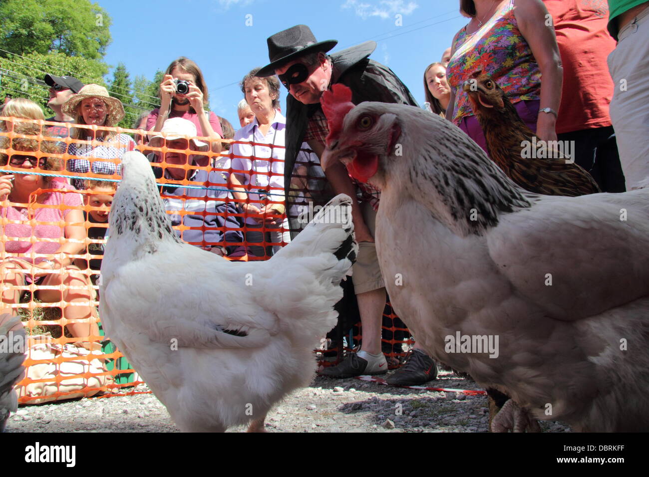 Hen racing derbyshire hi-res stock photography and images - Alamy