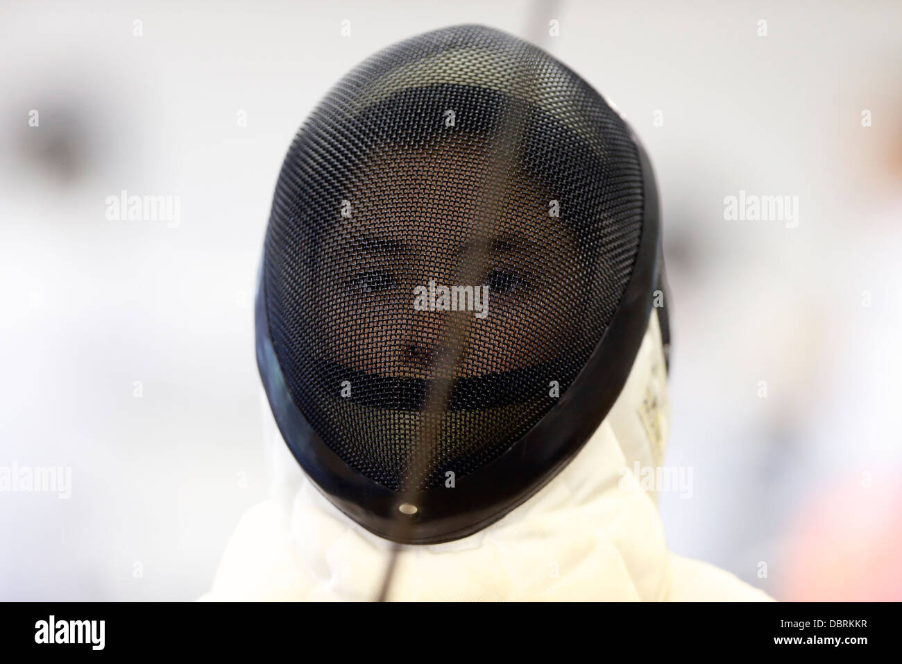 Young student fencer in mask Stock Photo - Alamy