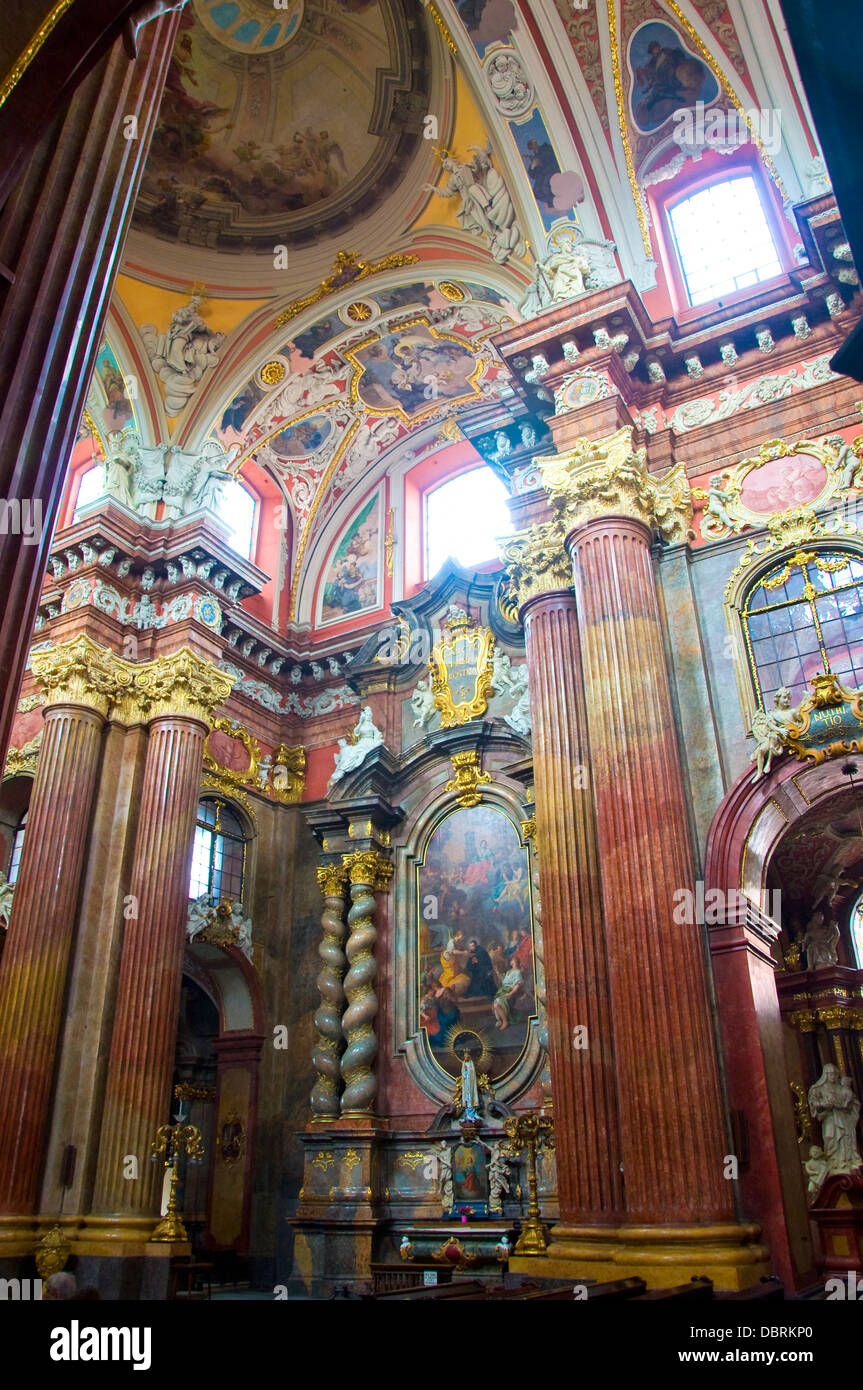 Interior of the Parish Church, Poznan, Poland Stock Photo - Alamy