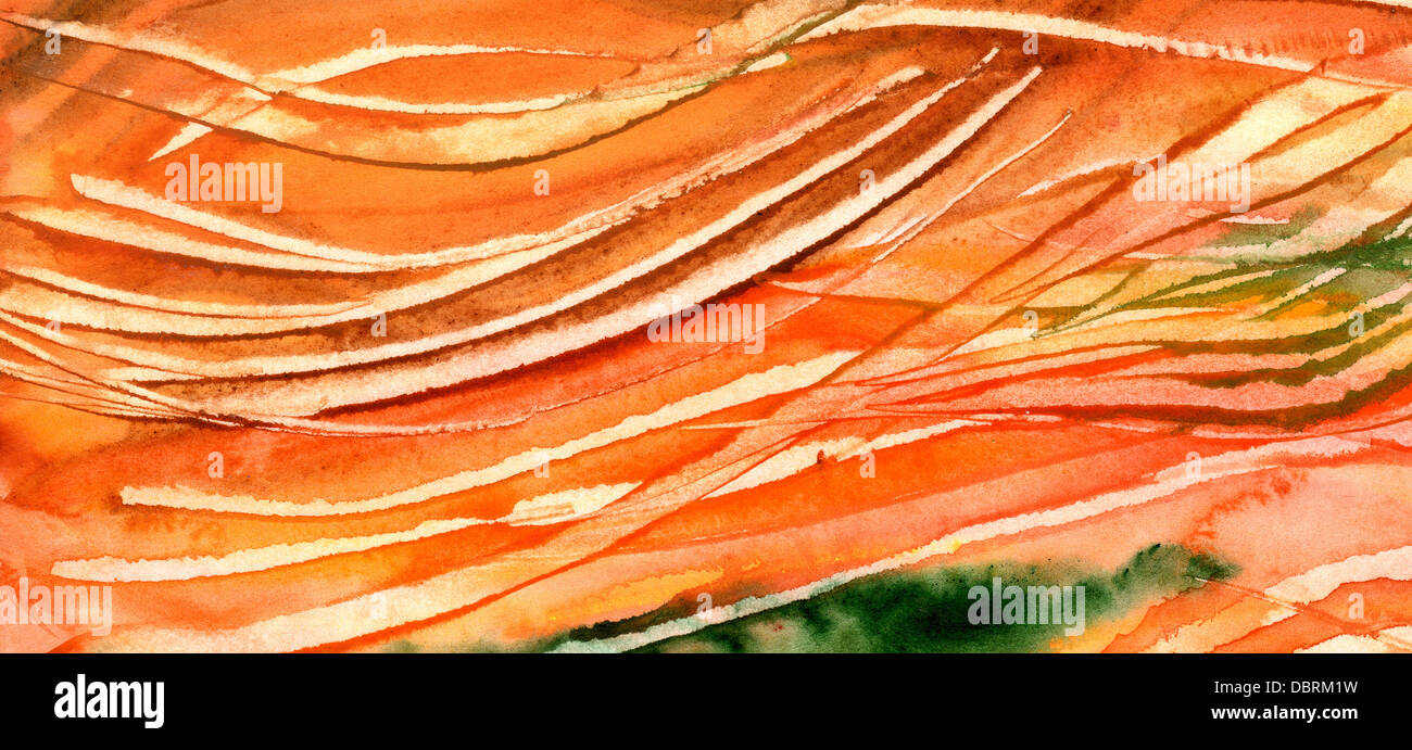Colorful water color pouring on a paper Stock Photo - Alamy