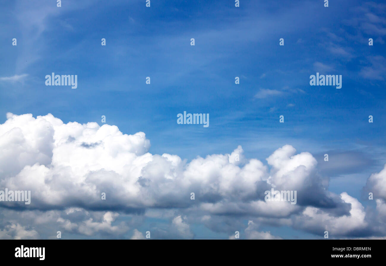 The vast blue sky and clouds sky Stock Photo - Alamy