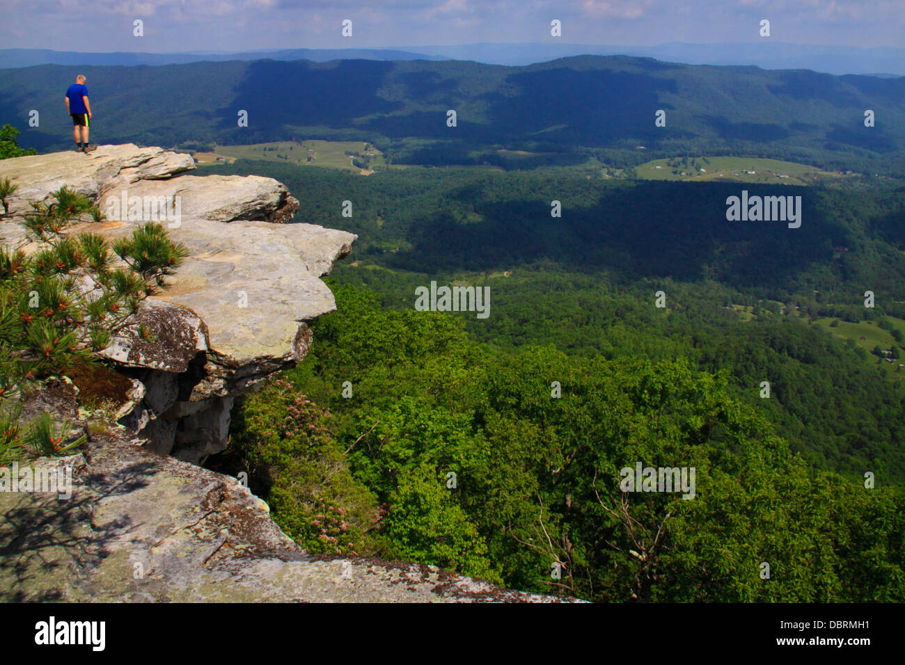 McAfee Knob, Appalachian Trail, Roanoke, Virginia, USA Stock Photo - Alamy