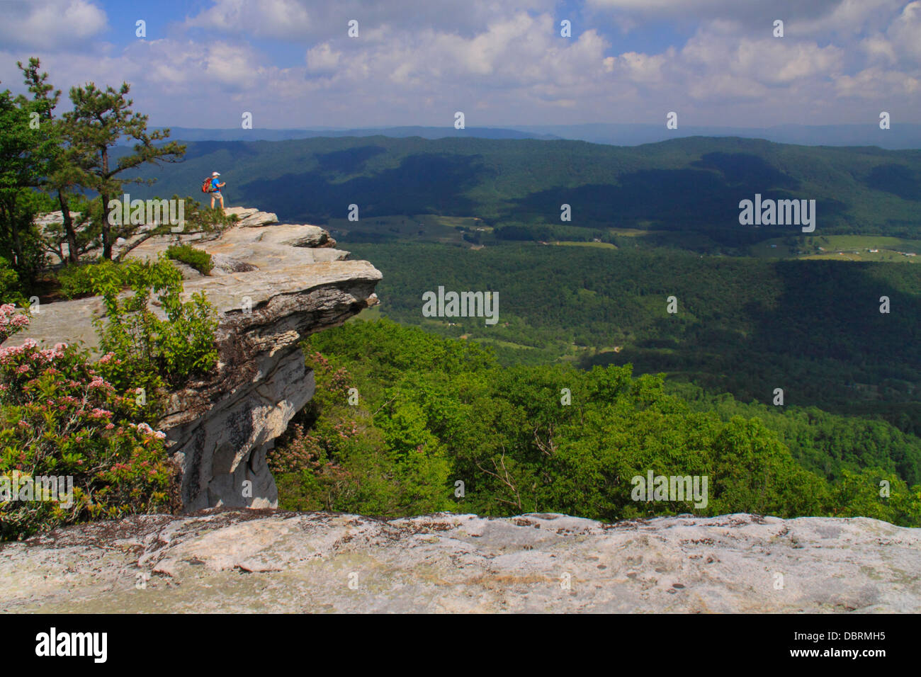 McAfee Knob, Appalachian Trail, Roanoke, Virginia, USA Stock Photo - Alamy