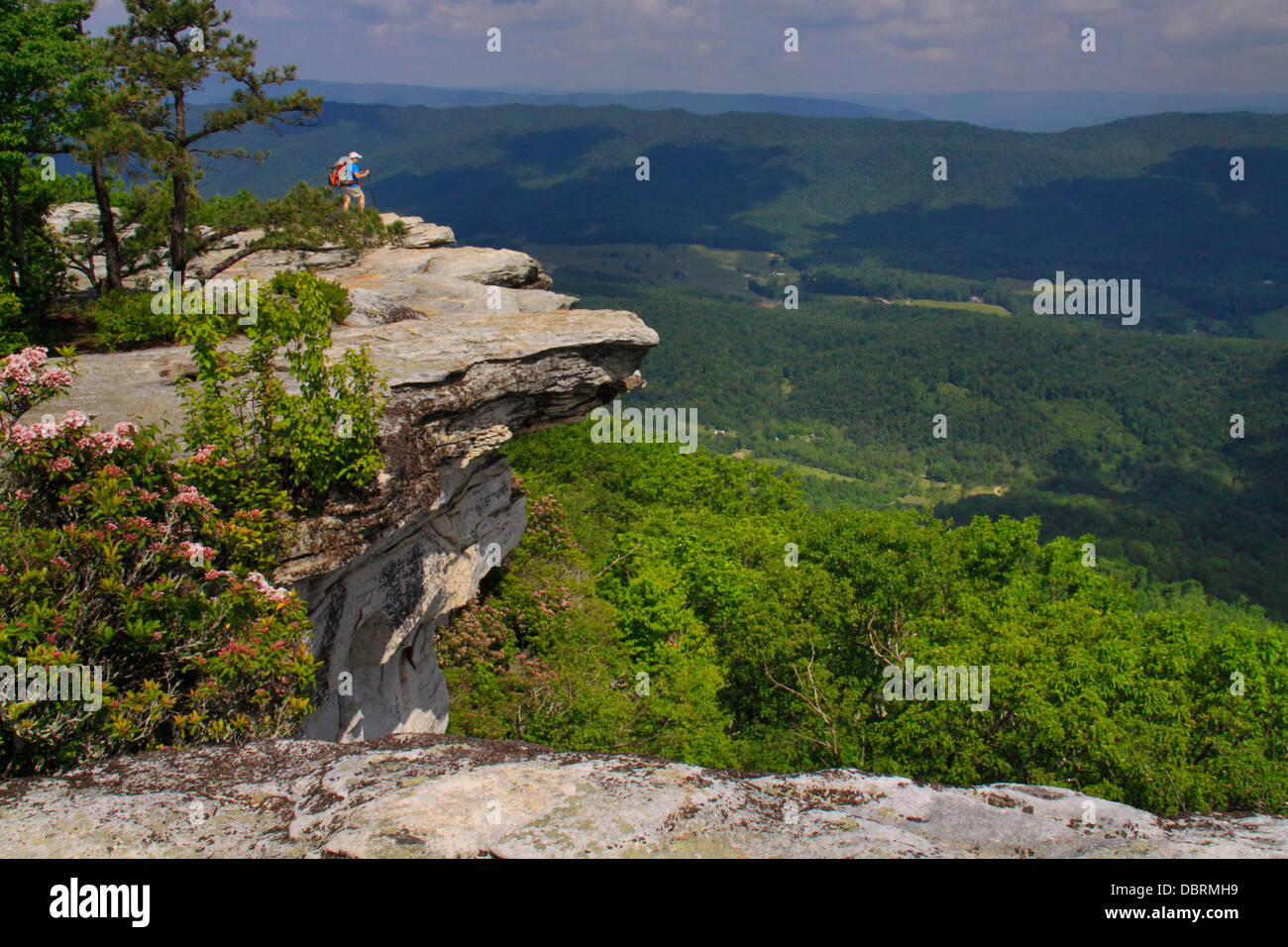McAfee Knob, Appalachian Trail, Roanoke, Virginia, USA Stock Photo - Alamy