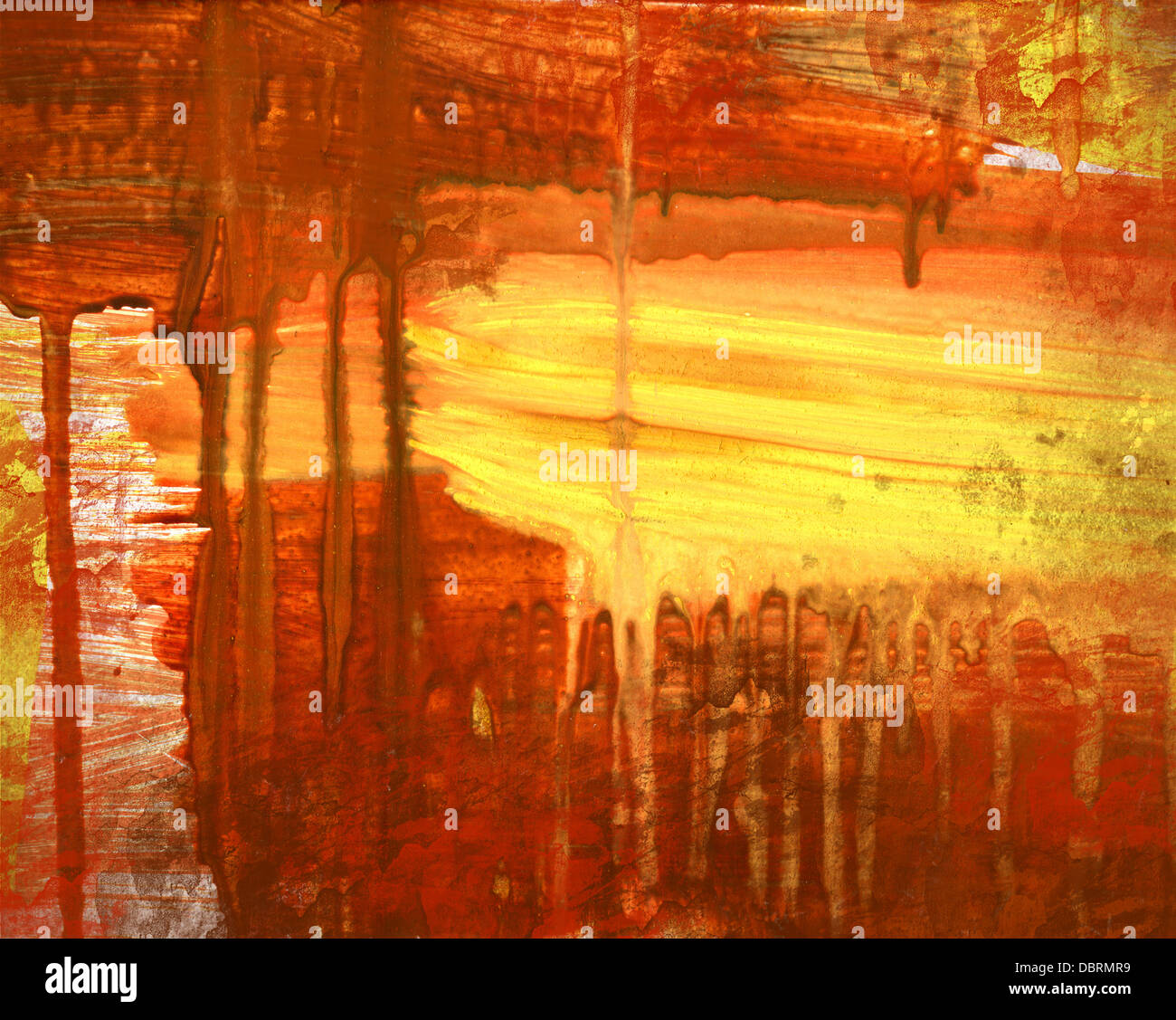 colorful water color pouring on a paper Stock Photo - Alamy
