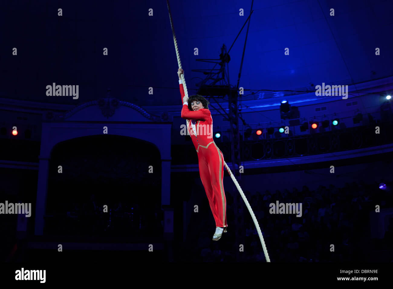 A performance by Belarus' State Circus Stock Photo - Alamy
