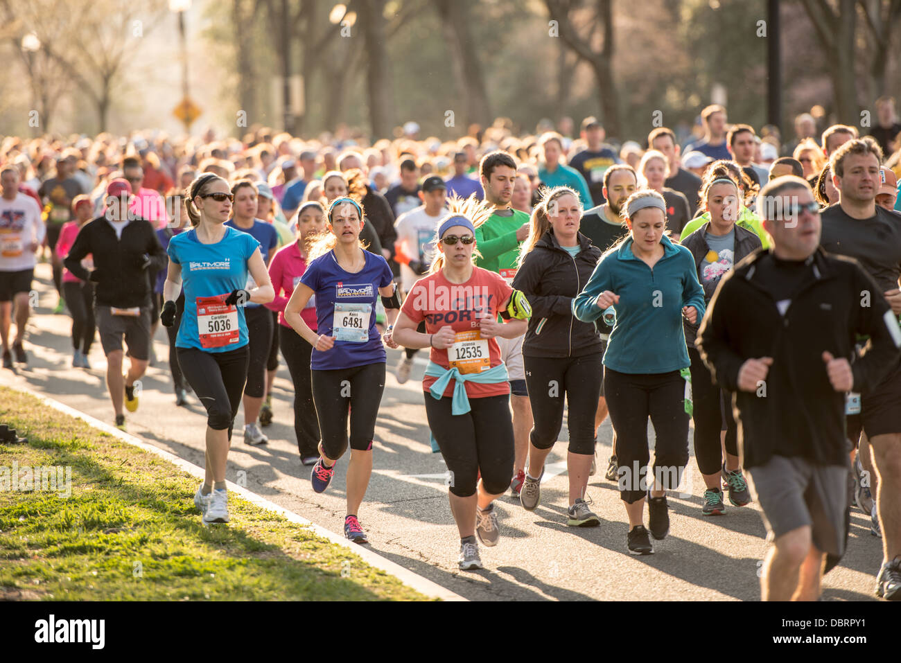 10 mile run competition hi-res stock photography and images - Alamy