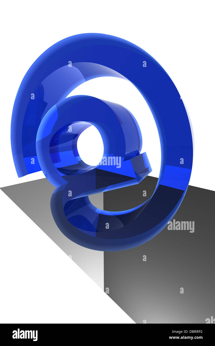 incoming email character 3d abstract mail concept Stock Photo - Alamy