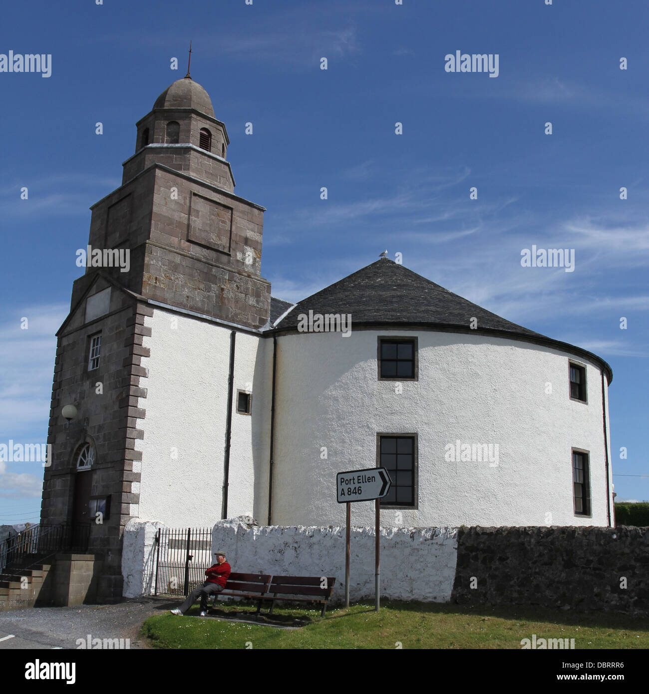 The round church bowmore hi-res stock photography and images - Alamy