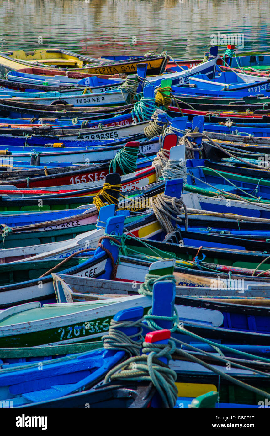 Small fishing boats Stock Photo - Alamy
