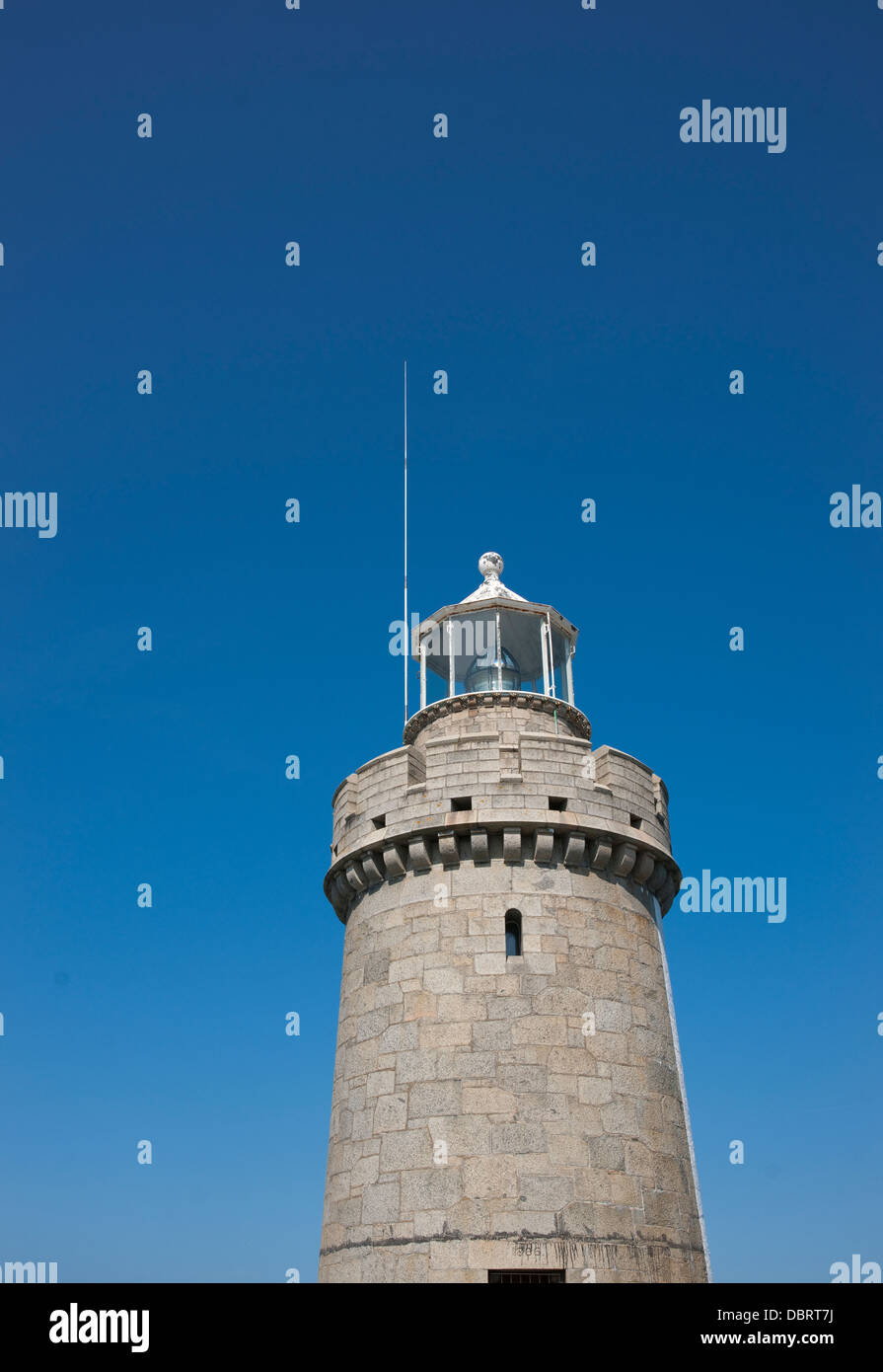 Saint Peter Port Harbour Lighthouse, Guernsey Channel Islands, UK Stock ...