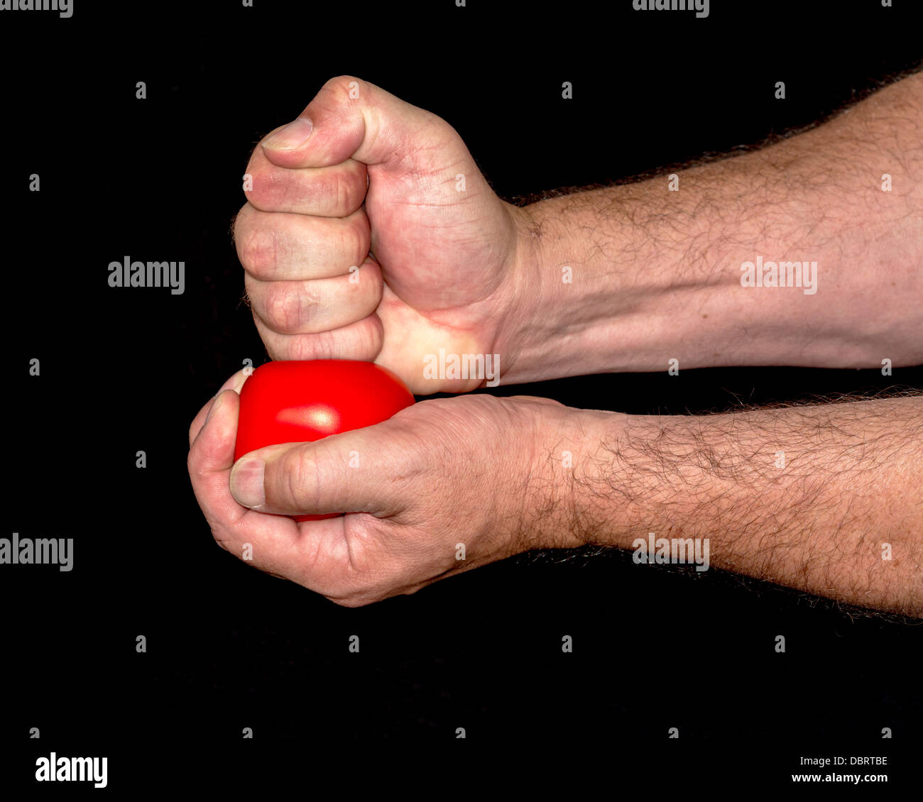 Hands holding ball hi-res stock photography and images - Alamy