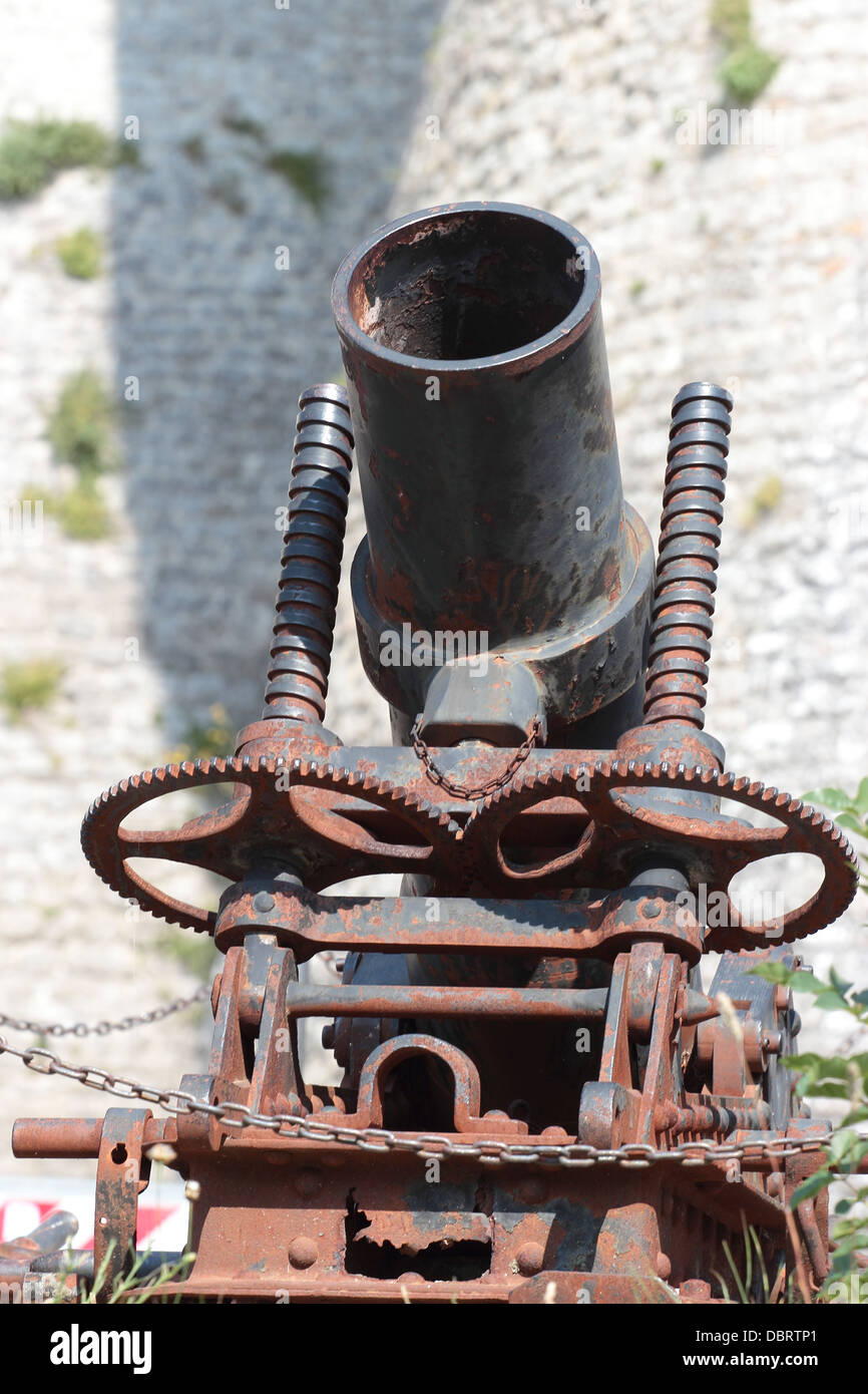 an old Mortar from World War II Stock Photo - Alamy
