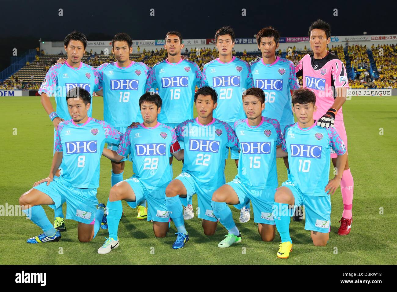 Sagan Tosu team group line-up, AUGUST 3, 2013 - Football / Soccer ...