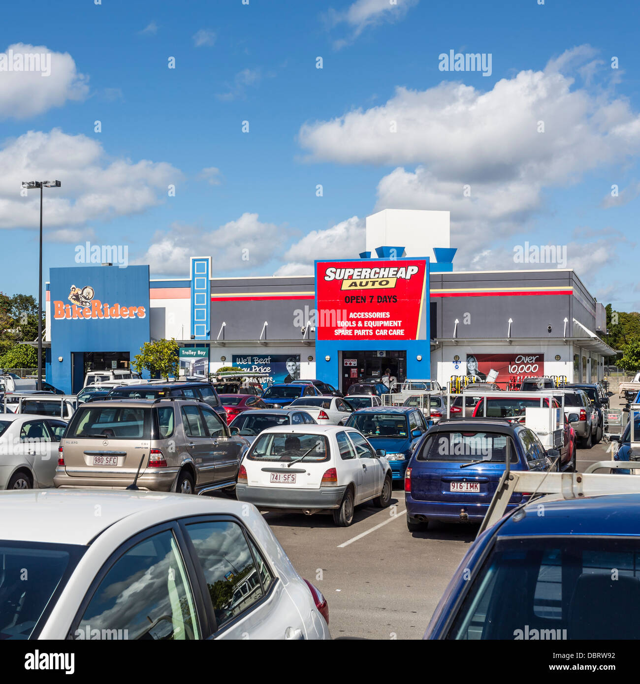 Modern shopping precinct at Maroochydore on Queensland's Sunshine Coast ...