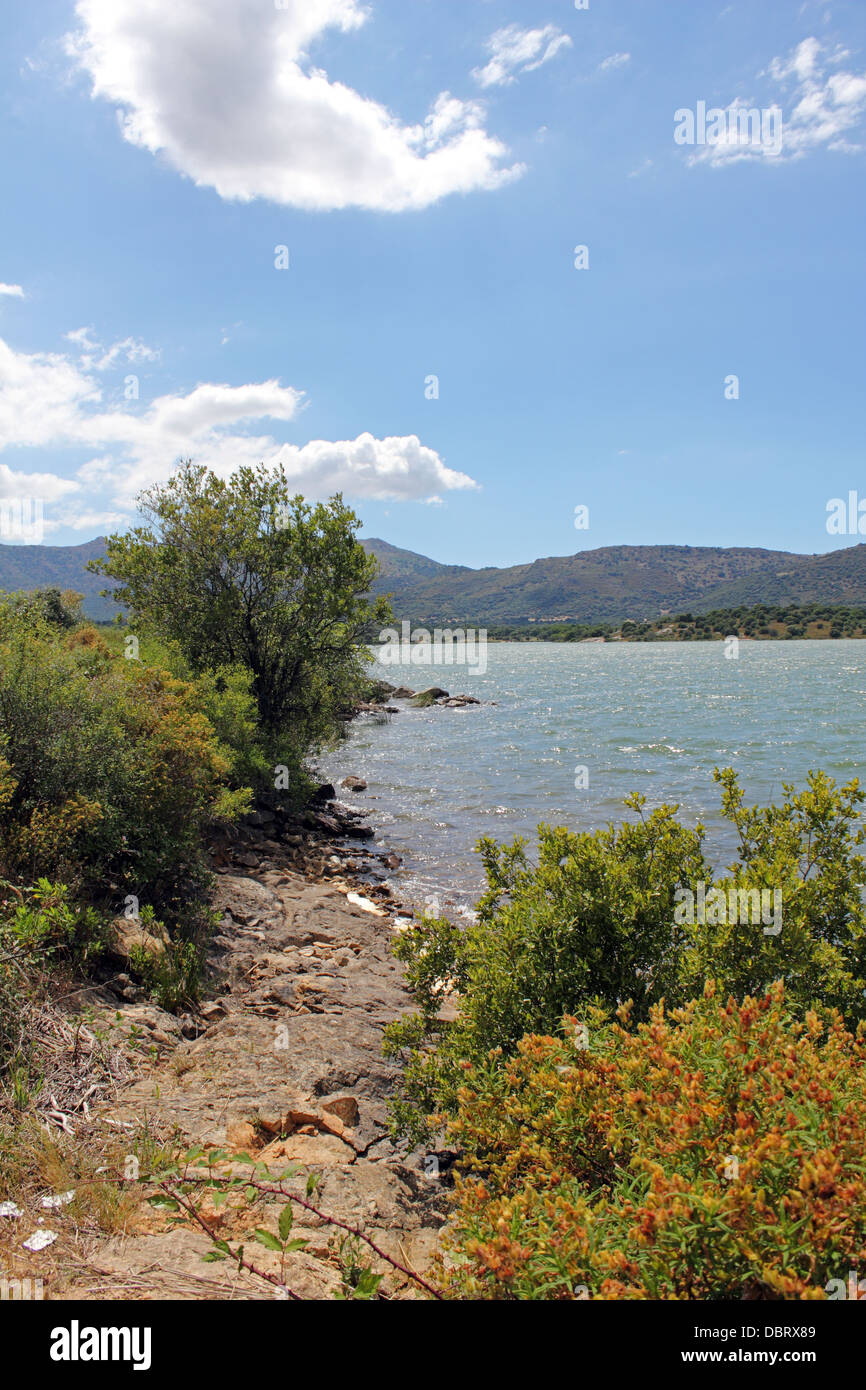Lac de Codole (Codole Lake) reservoir, Northern Corsica, France Stock ...