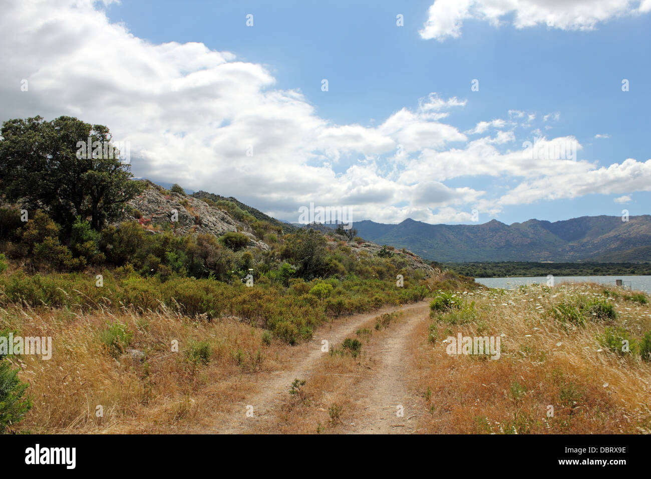 Lac de Codole (Codole Lake) reservoir, Northern Corsica, France Stock ...