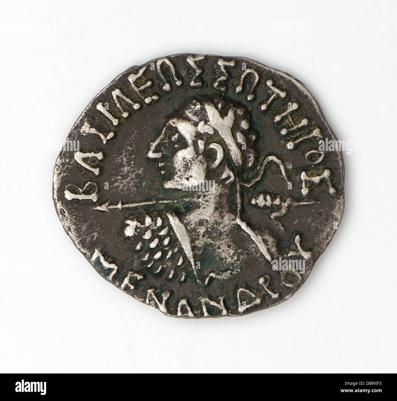 Coin of Menander I M.84.110.6 (1 of 2 Stock Photo - Alamy